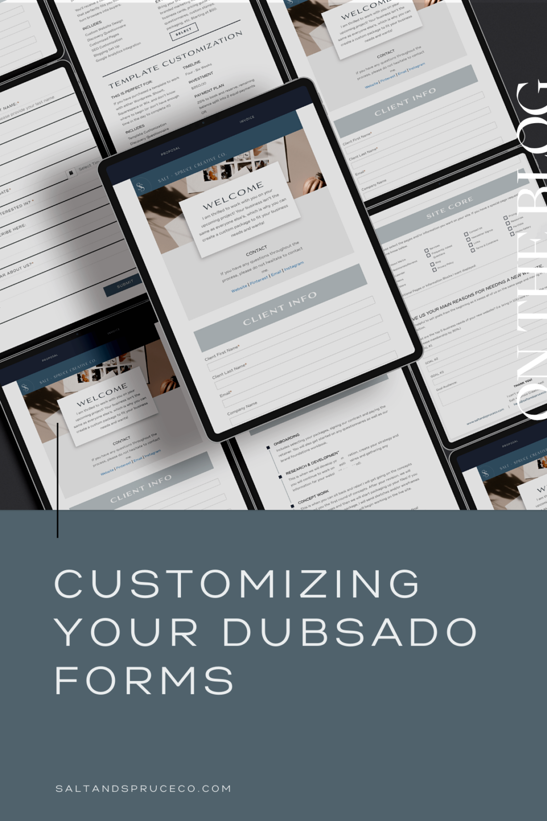 How To Add Customizations to Your Dubsado Forms - Salt + Spruce Creative Co.