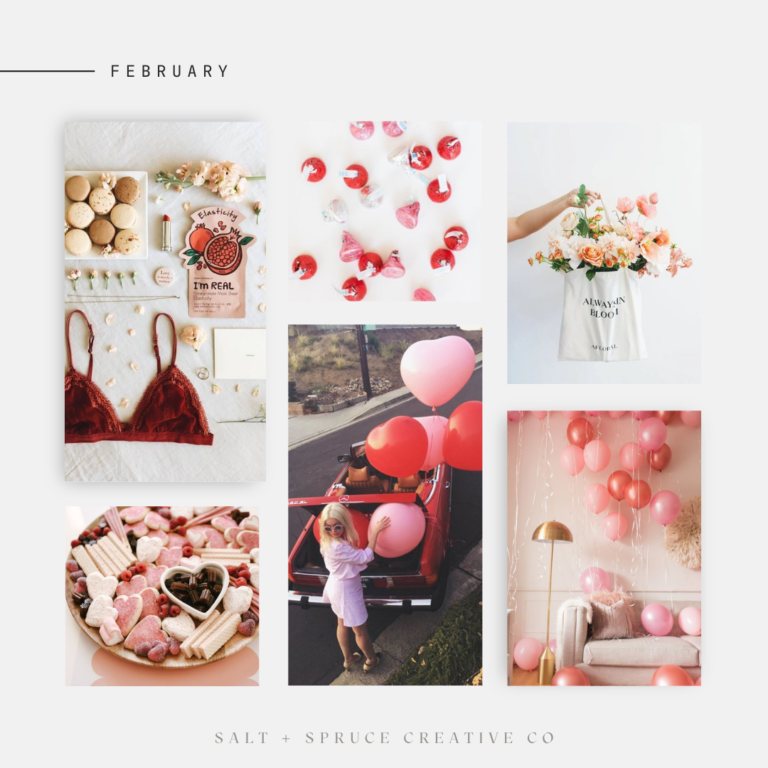 february mood - Salt + Spruce Creative Co.