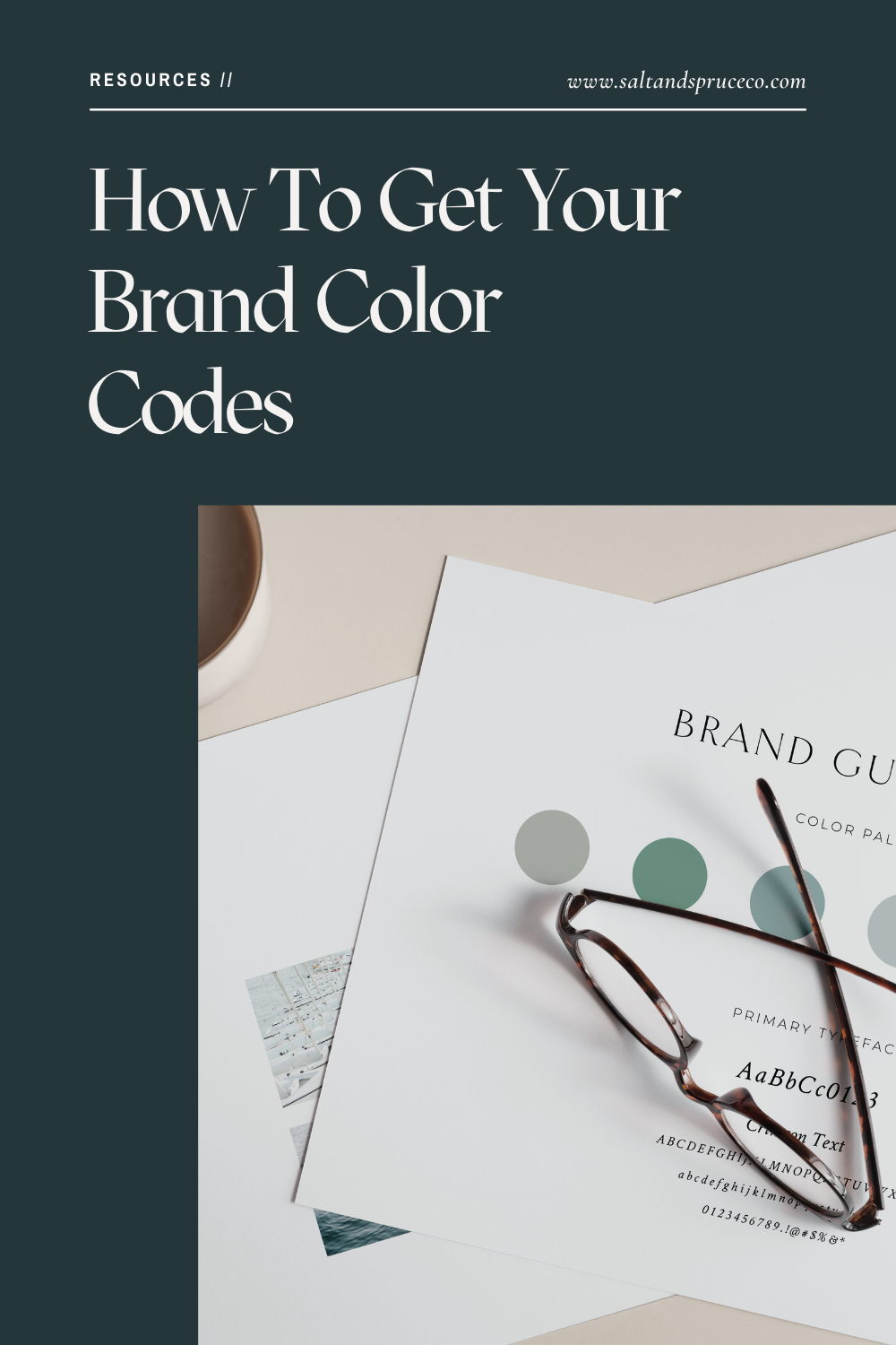 How to Get Your Brand Color Codes - Salt + Spruce Creative Co.
